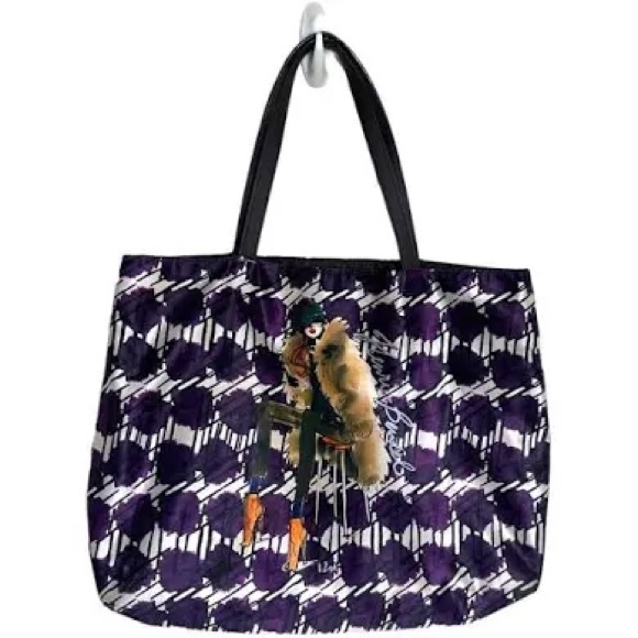 henri bendel | Bags | Henri Bendel Izak Zenov Girl Nylonleather Shopper ...